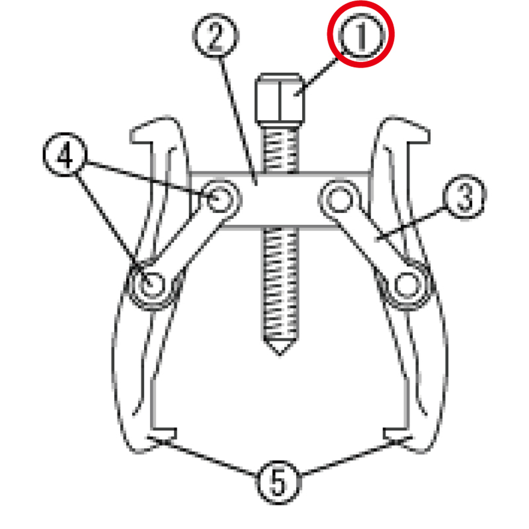 KTC ※センターボルト GU-75-1 | カー用品・自動車整備工具機器の卸売サイト「FINE PIECE デリバリー」